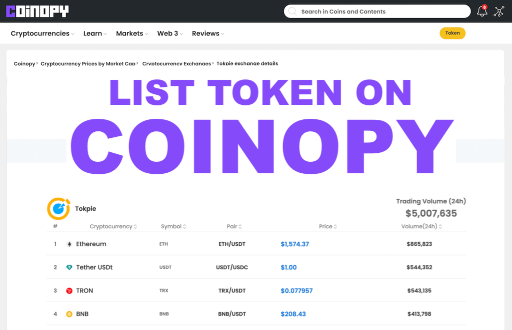 How to add token to Coinopy: Ultimate Guide for Crypto Startup