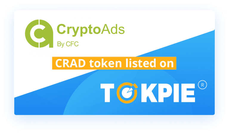 CryptoAds (CRAD) Token Listed on Tokpie - Tokpie Blog